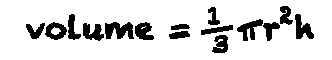 Volume of a Cone Calculator